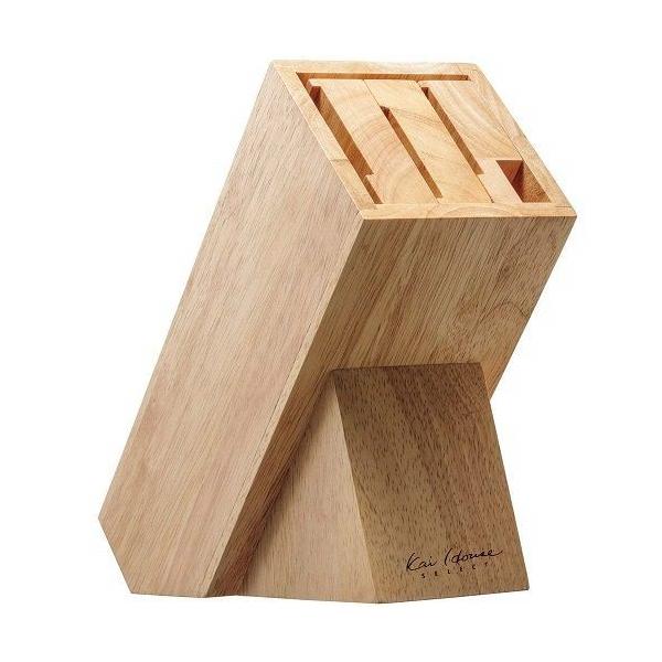 【特長】刃渡り220mmまでの包丁3本とキッチンはさみが収納できる木製ナイフブロックです。内部のプレートを分解して清掃できるので衛生的です。【仕様】○サイズ：231×87×195mm○重量： 1115g○生産国：ベトナム