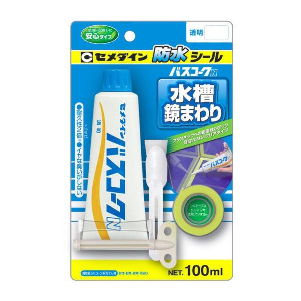 セメダイン・気になる臭いをカットした人に優しい新性能です。・飼育水槽・鏡まわり・洗面台と壁・断熱フィルムの端末シールなど、水まわりの防水・すき間補修。・下地素材への密着性をアップさせた高性能タイプです。・安心性能と、充てん補修材本来の基本性...