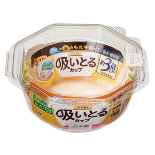 従来品から比べて給水、給油率が約3倍のおかずカップです。煮物の汁気、揚げ物の油などを超速吸収しておいしさをキープします。三層構造で汁漏れに強く、お弁当にピッタリです。ちょっと深めで色移りを防止します。汁や油を吸うと柄が浮き出てイロドリ鮮やか...