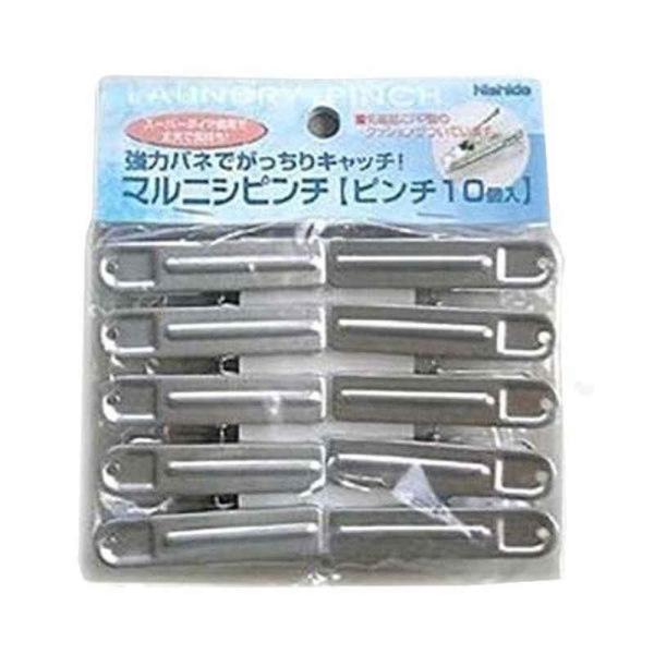 新素材スーパーダイマ（サビに強いスチール）を使用しているので、丈夫で長持ちします。先端にポリプロピレンクションが付いているので、衣類を傷めません。強力バネを使用しているので、ジーンズなどもしっかり挟みます。【仕様】商品サイズ：約幅1.7×高...