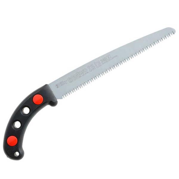 シルキー ２４０ＭＭ１５３−２４【用途】生木の根切用鋸。【機能・特徴】根切り専用の鋸です。土や砂に強くするために耐摩耗性を高めています。【仕様】●刃長：240mm。●目数(30mm)：8枚目。●刃厚：1.4mm。●切幅：1.3mm。●全長：...