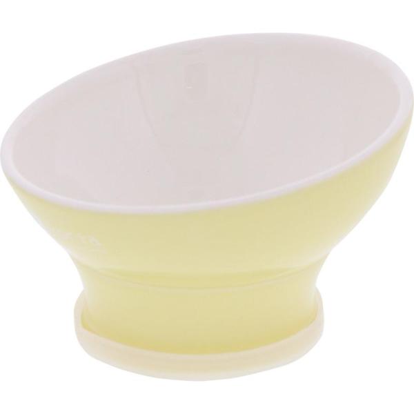 ・ストーンウェア製なのでにおいや汚れが付きにくい。・いつもの食器より背が高くフードが中央に集まる構造だから、楽な姿勢で食べやすい。・食器のフチが広がっているからマズルが短い犬でも食べやすい・取り外し可能な専用スベリ止め付き。・電子レンジ・食...