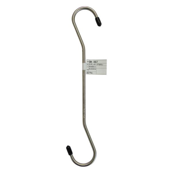 物を吊るしたり、引っ掛けたりする時に使用。【サイズ】A(mm):6 B(mm):300 C(mm):38 D(mm):38【材質】ステンレス(SUS304)【仕様・タイプ】安全使用荷重(kg):10