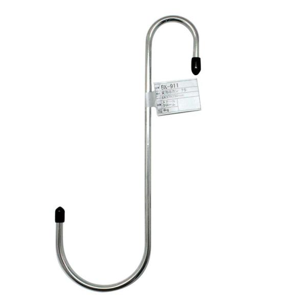 物を吊るしたり、引っ掛けたりする時に使用。【サイズ】A(mm):6 B(mm):37 C(mm):75 D(mm):260【材質】スチール(クロームメッキ)【仕様・タイプ】安全使用荷重(kg):4