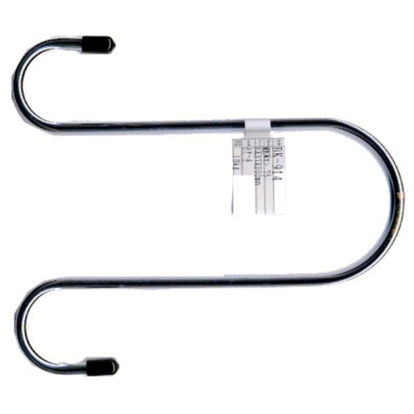 物を吊るしたり、引っ掛けたりする時に使用。【サイズ】A(mm):6 B(mm):37 C(mm):37 D(mm):200 E(mm):75【材質】スチール(クロームメッキ)【仕様・タイプ】安全使用荷重(kg):10