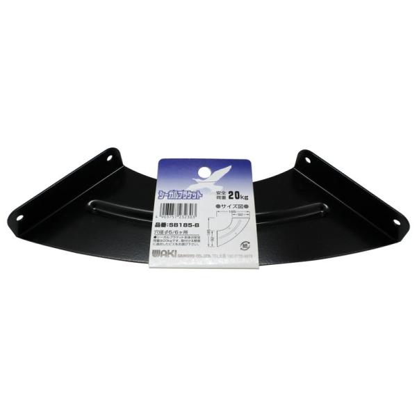 自由に選んで取り付け3タイプ。スタンダード・吊り・コーナーフラットタイプ【サイズ】サイズ(mm):185X185【材質】スチール【仕様・タイプ】板厚(mm):1.6 安全荷重(kg):20