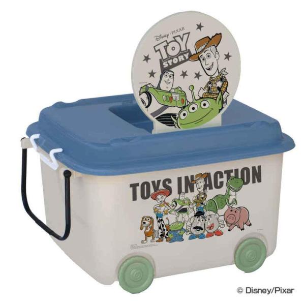 秘密のポケット付き 引手・キャスター付き トイ・ストーリーのキャラクターが可愛い 積み重ね可能【仕様】商品サイズ：外寸/約幅54×奥行41×高さ33（cm） 内寸：約幅45×奥行35×高さ26（cm） 重量：約2180g材質：ポリプロピレン...