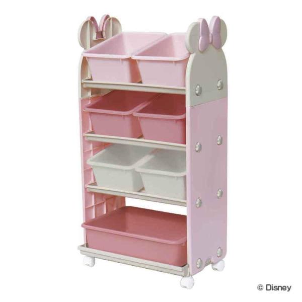 ベビー用品からおもちゃ収納としてまで長く使える収納ラックです。棚が傾斜しているため、ボックスの中身が見やすく取り出しやすい仕様です。角を丸くした安全設計の、子ども部屋にぴったりなデザインです。仕分けに便利なインデックスシール付きです。取り外...