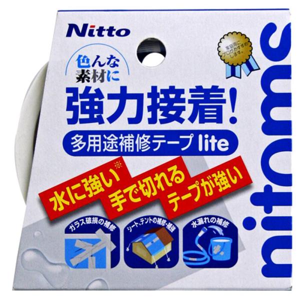 水に強く手で切れ、いろんな素材に強力接着 アウトドア用品や園芸用品などの破損時の応急処置や、シート類の漏水防止など、さまざまな生活シーンでの補修に使用できます。接着力と基材強度が強く、防水性にも優れた利便性の高い補修テープです。【サイズ】幅...