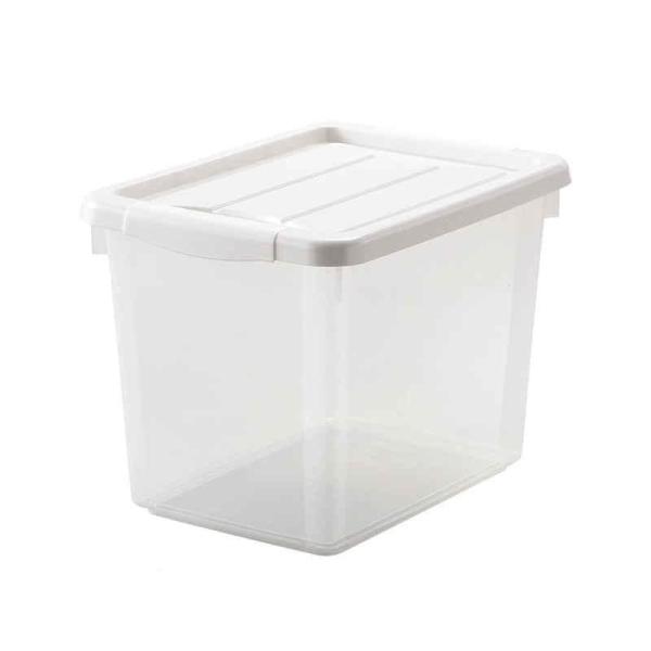 片手でワンタッチ開閉できるロック機構です。深型なのでスプレー缶や洗剤も収納できます。同サイズで積み重ね可能なので、空間を縦に有効活用できます。シンプルなデザインなので、シーンを選びません。持ち手部分に目の粗い処理がされており、握りやすくなっ...