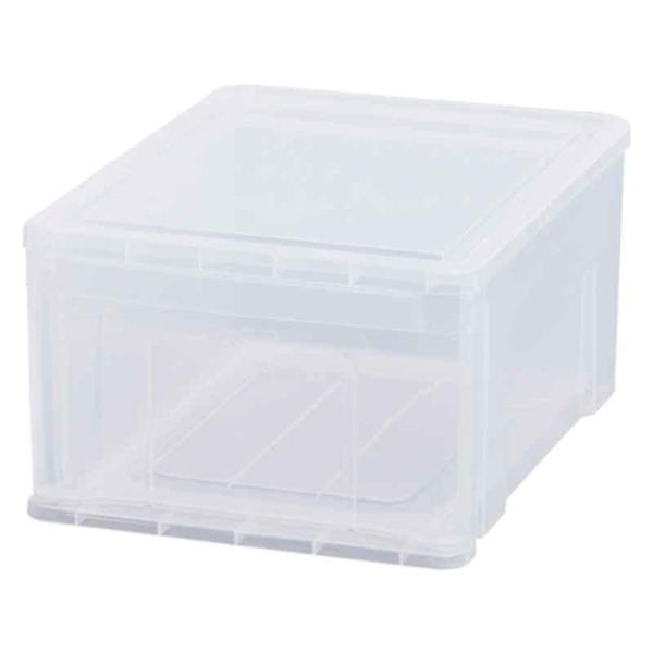 多目的に使えるベーシックな引き出しケースです。大きめの封筒や書類が入るB4サイズです。雑貨、食品ストック、コスメ、お薬などの整理にぴったりです。透明でしまったものをすぐに見つけられます。積み重ね可能です。引き出しストッパー付きです。正面に引...