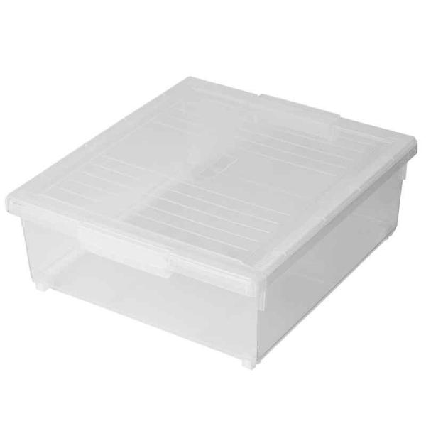 大切なコレクションをキレイに整理・保管できる収納ケースです。コミックが約52冊収納できるワイドサイズです。フタ付きなので大切な収納物をホコリからも守りキレイに保管できます。中身が見えるオールクリアタイプなので、収納されているものが一目で確認...