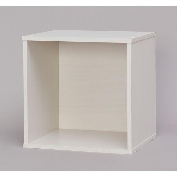 ●製品特徴：全6色でカラーバリエーション豊富なサイコロ型のキュビックです。A4ファイルが収納できます。●積み重ね段数：３段まで●材質：プリント紙化粧パーティクルボード●生産国：中国