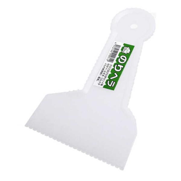 ハンディクラウン ＧＡ−０８ヘラの先のギザで一定の厚みで塗り付けができます。≪商品特徴≫●クロス及び化学センイ等の壁・ふすま・コルクタイルの接着作業に最適です。●ヘラの先のギザで一定の厚みで塗り付けができます。≪仕様≫●材質：ＰＰ≪注意事項...