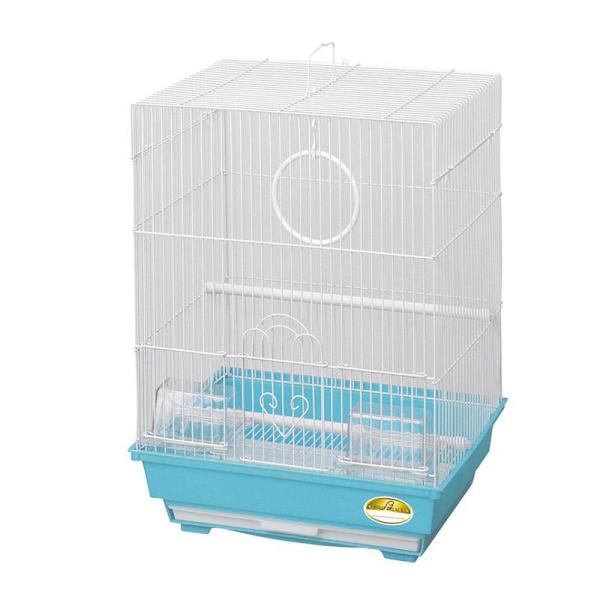 セキセイインコ・文鳥に適したケージです。・引き出しタイプでお掃除ラクラク！・エサ入れ・水入れ・ブランコ・とまり木付きのオールインワンセット【仕様】・組立サイズ：幅350x奥行280x高さ470mm・セット内容：エサ入れ、水入れ、ブランコ、と...