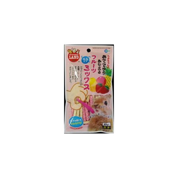 スティック状のおやつです。おててからおやつを与えて仲良し度アップ。食物繊維配合で毛玉対策にも。【原産国】日本【原材料】穀類(とうもろこし等)・果実類(青パパイヤ・パイン・マンゴー・イチゴ・リンゴ等)・穀物発酵エキス・食物繊維(粉末セルロース...