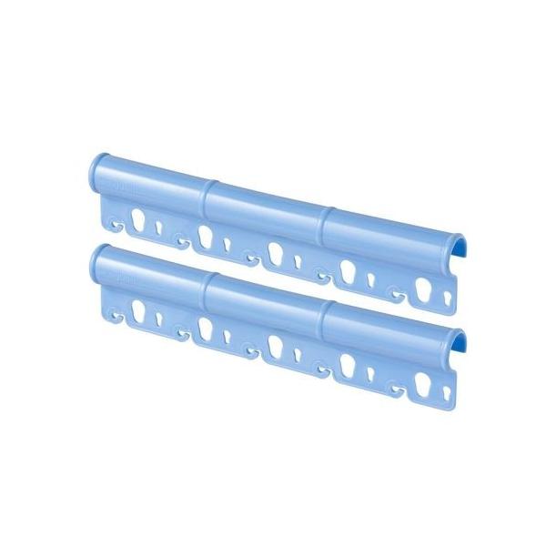 積水樹脂《風対策に、ハンガーの落下・ズレを防止》●竿にパチッとはめて、ハンガーの落下・ズレを防止します●ピンチを取り付けても使えます●ピンチ用掛け穴×５、プラスチックハンガー用掛け穴×５、ワイヤーハンガー用掛け穴×５●使用できる竿の太さ：Φ...