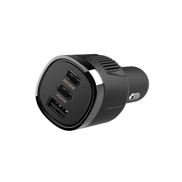 USB Type-Cの1ポートは単独使用時最大100W、他ポート同時使用時最大60Wで充電USB PD充電のノートPCを2台同時にできる高出力タイプUSB Type-Aポートは急速充電対応空冷ファン内蔵で高温による出力低下を防ぎ3台同時でも...