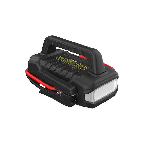 【仕様】○バッテリータイプ：リチウムイオンバッテリー○バッテリー容量：56000mAh（3.7V）207.2Wh○定格入力：DC29V/2A（専用AC充電器使用）○定格出力 ジャンプスターター：DC12V/600A〜900A（始動電流〜ピー...