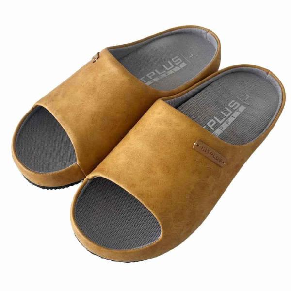 ビジネスシーンでも快適に履ける『KITPLUS』シリーズのサボサンダルです。足裏全体を支える構造で、足本来の自然な形を引き出します。底材は、心地良いフィット感と程よい硬さのEVA素材を採用しています。甲裏とインソールには抗菌＆防臭加工が施さ...