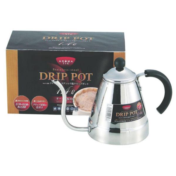 ●ガス火はもちろん、200VのIHクッキングヒーターやハロゲンヒーターなどオール熱源に対応。●適量のお湯を静かに注げるスリムな注ぎ口。●製品サイズ（約）／280×140×185mm●製品重量（約）／352g●容量／1.4L●材質／本体：ステ...