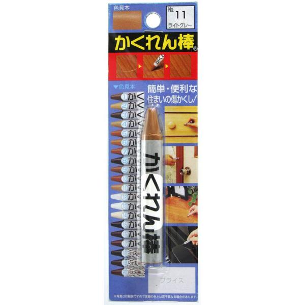 フローリングや木製品の補修に最適！キリキズに直接スり込めるソフトタイプ。簡単に素早く補修が出来ます。かくれん棒どうしで調色ができます。木目書き用や保護液もあります。施工後の収縮・ひび割れは、ほとんどありません。施工後のフローリング用ワックス...