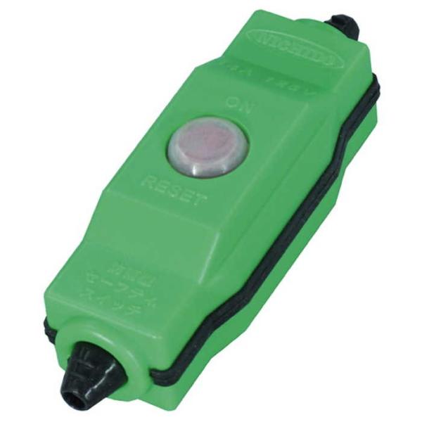 日動スイッチのない投光器などをスイッチ付きにできます。スイッチ無機器へのスイッチ機能付加。防雨型で便利な中間スイッチです。取り付けるだけでスイッチ付きになり、１５Ａ以上の過負荷保護にもなります。『仕様』●定格：１２５Ｖ・１４Ａ。●過電流保護...