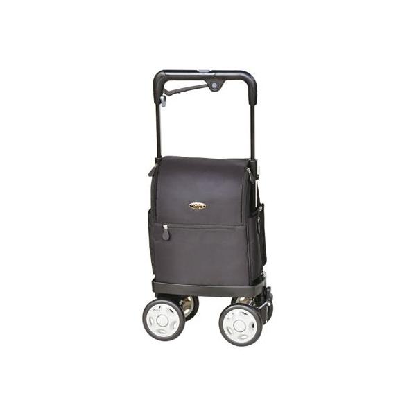 ・バッグの開口部が広く使いやすい横押しカート。・大きな車輪で操作もスムーズ。音も静かです。・手元に高さ調節ボタンが付いています。・両側にあるポケットに500mLのペットボトルが入ります。※お買い物用のショッピングカートです。歩行を補助するシ...