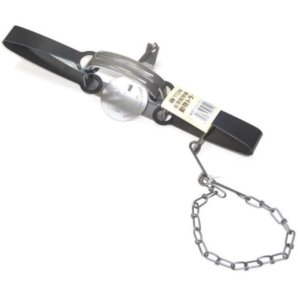 2号サイズ…110x110mm(両バネ)対象動物：タヌキ・キツネ・アライグマ・ハクビシン等の中動物※内径12cm以内のトラップ(トラバサミ)0号・1号・1.5号・2号は、有害駆除を目的とした、限定使用(市町村からの許可を受けた方)の道具です...