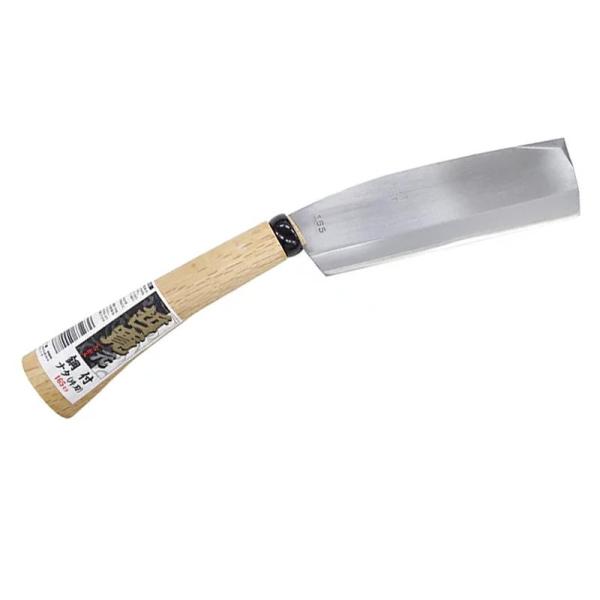 枝打ち、薪割りに最適【特徴】・鋼付きで切れ味抜群【仕様】・刃長：165mm・全長：360mm・材質：(刃)鋼付、(柄)木柄・質量：615g・付属品：鞘※使用後は汚れや水気をよく拭き取り保管してください