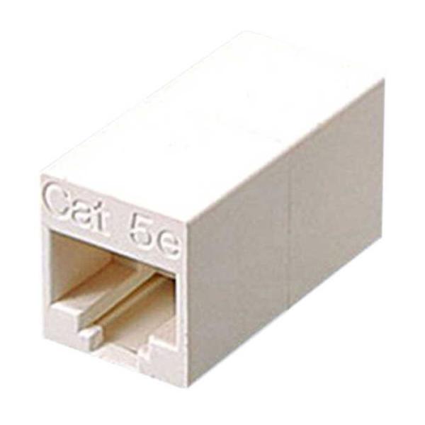 ヘラマンタイトン　（ＡＡＪ７３） ＭＪＪＣ５Ｅ−ＷＨＴ●色：白●小型爪なしタイプ　ＲＪ４５（８極）　中継アダプタ　Ｃａｔ５ｅ●常時使用温度範囲：−１０℃〜＋６０℃[　電気　工事　結束　工具　ケーブル　配管　電材消耗品　結束パーツ　結束バンド　]