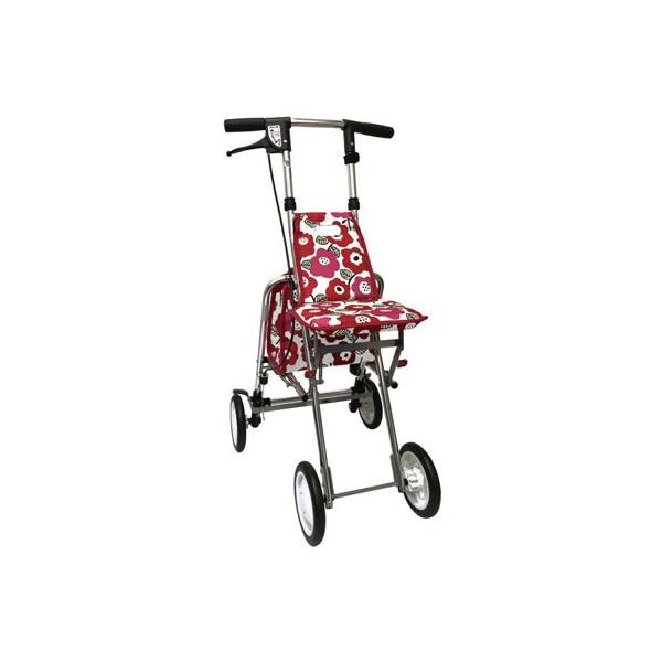 ・軽くて使い勝手の良いシルバーカー。●サイズ/幅43×奥行54×高さ85〜93(3段階/4cm)cm、折りたたみ時：奥行23×高さ91.5cm、座面：幅25×奥行18cm、座面高：44cm●車輪サイズ/前輪15×後輪15cm●重さ/約3.1...