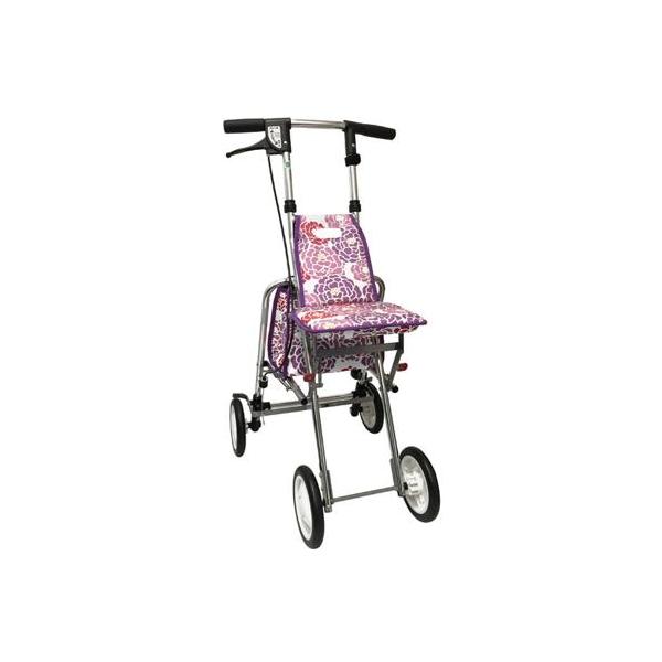 ・軽くて使い勝手の良いシルバーカー。●サイズ/幅43×奥行54×高さ85〜93(3段階/4cm)cm、折りたたみ時：奥行23×高さ91.5cm、座面：幅25×奥行18cm、座面高：44cm●車輪サイズ/前輪15×後輪15cm●重さ/約3.1...