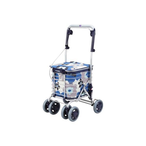 ・座れるタイプのワイヤーカート。カゴを載せてらくらくお買い物。・座面を上方向に90°回転させると、フタが自動的に固定され、両手で簡単に荷物の出し入れができます。・ハンカチ・ペットボトル等の小物入れを装備しました。・コンパクトに折りたためて自...