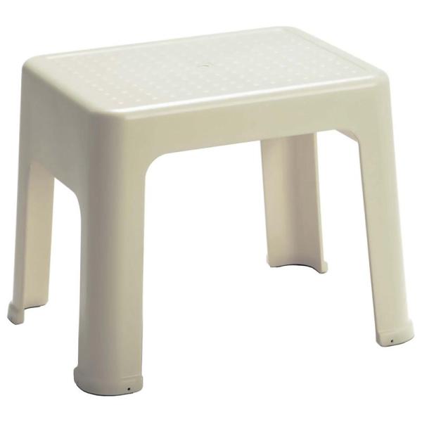 一体構造なので軽くて強い 天板スペースが広く、ぐらつき無し、乗って安心 足底にスリップ防止、キズ防止ゴム付き【サイズ】高さ(cm):29 天板サイズ(mm):310×230【材質】ポリプロピレン樹脂【仕様・タイプ】耐荷重(kg):100 置...