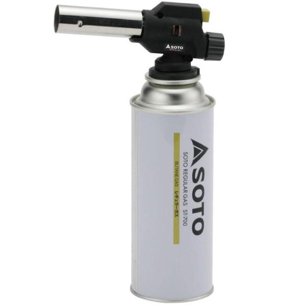 炙り料理や炭の着火におすすめのガスバーナーカセットガスが付属ですぐに使える予備加熱10秒で炎が安定するので安全に使用可能炙り料理、焦げ目つけ、お菓子作りの料理用としてやアウトドア用、工業用としても使える【仕様】○本体サイズ：幅13.5×奥行...