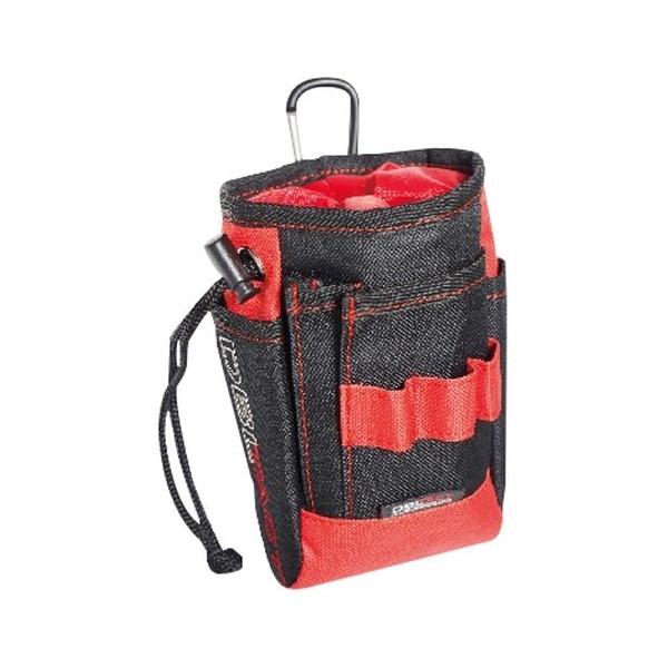 工具ケースのサブバックとしての使用のほか、普段使いとしても可!【特徴】○スマホ収納○たばこ・ライター収納○お財布・ハンカチ・ティッシュ等○ゴミ入れとして○コードを収納○小さなツールをを収納○カラビナ付き【仕様】○サイズ：Ｈ170×Ｗ110×...