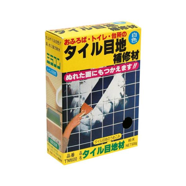 水を加えて練るだけなので、どなたでもカンタンに作業ができます。強力な接着力と粘着性があります。乾燥時間…約24時間 使用量の目安…本品1箱でモザイクタイル(25mm角)、約2m2の目地が施工できますタイル目地のヒビ割れ、穴埋め補修に。【サイ...