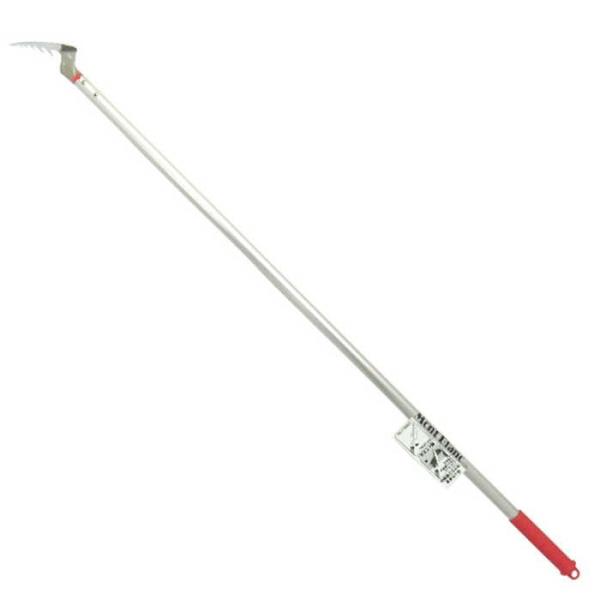 モンブラン長柄で楽々草取りができます。除草作業。大きな草から小さな草まで、柄に近い大きな刃と、先の方の小さな刃のギザ刃で引掛けて、根から取れます。刃先がコンパクトな為、立ち木や植え込みの下等狭く手の届きにくい場所での草取りにも便利で、また片...