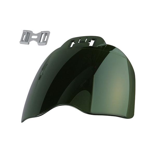 シールド付きヘルメットNO.391F専用交換用シールドレンズです。【用途】NO.391F専用交換用シールドレンズ。【機能】くもり止め加工を施したシールドレンズです。紫外線を99.9%カットします。【仕様】●NO.391F専用。●カラー：スモ...