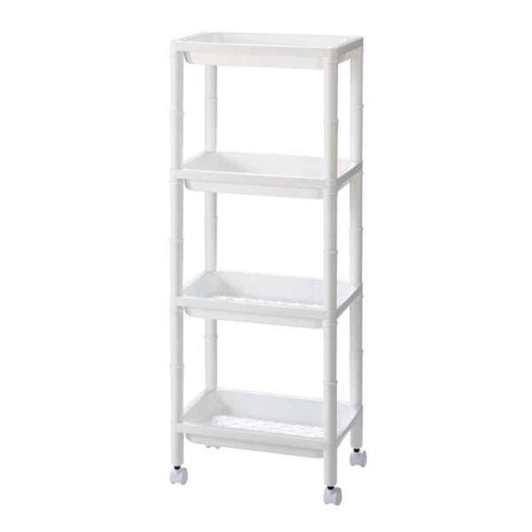 キッチンや洗面所、リビングやお部屋など使用する場所に合わせて、お菓子や調味料、生活用品から雑貨まで様々な収納にお使いいただけるラックです。棚は浅い作りになっているので、物の出し入れがしやすいです。どこに置いてもお部屋に馴染みやすいシンプルな...