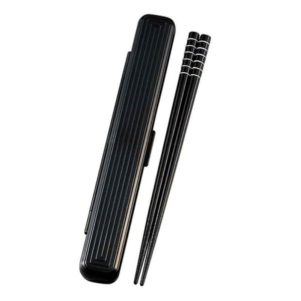 和風にも洋風にも映える「砂紋-samon-」シリーズ 箸箱セット 使いやすいサイズの箸 食べやすい工夫 セット使いもおすすめ シリーズで揃えて使える【仕様】商品サイズ：約幅19×奥行3×高さ1.2（cm） 箸：約18（cm）材質：箸箱/AB...