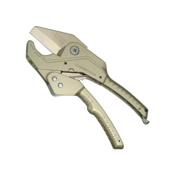 スーパーラチェット機構で、片手で楽々スピーディカットできます。《用途》塩ビ管の切断。《機能》付属のアタッチメントにより、配線用モール・プロテクターの90度及び45度の斜め切断も可能です。ワンアクション開放機構で、ハンドルを最後まで広げると、...