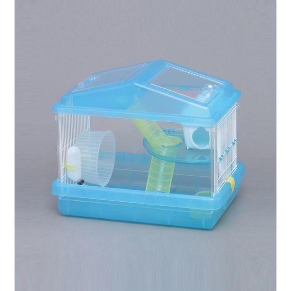●製品特徴：透明パネルと大きなクリア窓でハムスターの様子が観察しやすい楽しい6点セットです。側面ワイヤーで通気性抜群です。広々とした2階建てでロフト空間が付いています。●６点セット内容：ハウス、ハシゴ、給水ボトル、まわし車、食器●材質：屋根...