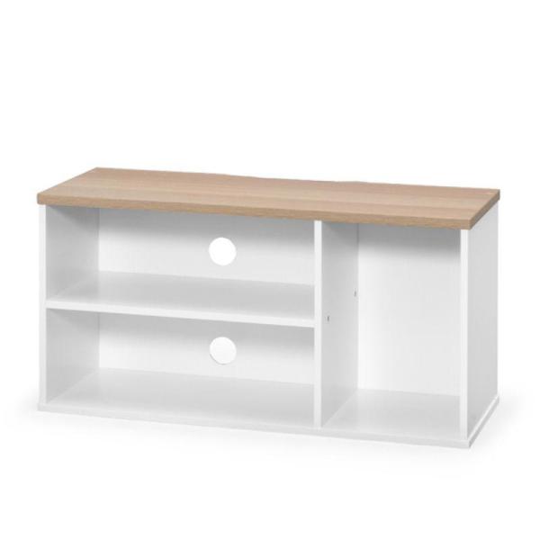 お好みに合わせて、ブラック、ブラックオーク、ナチュラルの3カラーから選べます。A4サイズの雑誌やAV機器はもちろん、DVDケーズなどもすっきり収納できます。