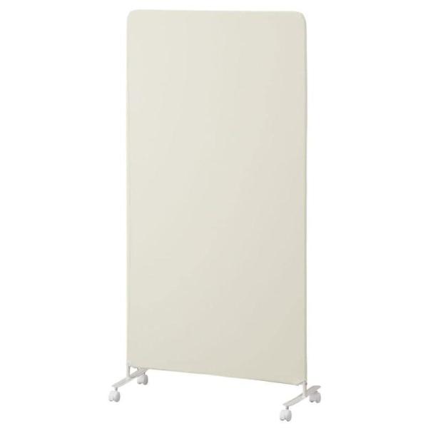 しっかりと間仕切りできるハイタイプなので、リモートワークでもお使いいただけます。フレームの脚部は使用場所に合わせて、アジャスターとキャスターで変更が可能です。アジャスターの高さを調整することで、フレームの脚同士がぶつからず直角に設置すること...