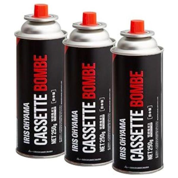 IRIS OHYAMAと表示のあるコンロ専用容器（ボンベ）です。それ以外のコンロには使用しないでください。ガス漏れ及び着火しない恐れがあります。ボンベ切込み凹部をコンロガイド凸部に合わせてセットして使用してください。（一社）日本ガス石油機器...