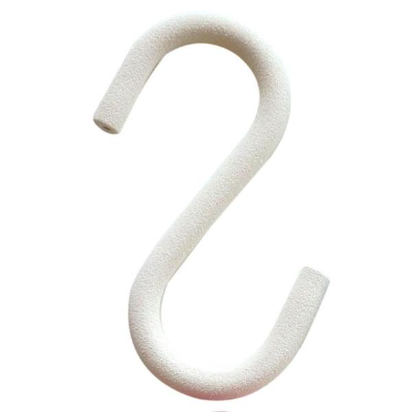 パイプや手すりに取付けてカバンや小物を吊り下げるのに便利！ Sカンをラバー皮膜しており、掛けたものが「滑りづらく」「キズがつきにくい」です。カバンや小物の吊り下げに すべりやすい物の吊り下げに キズを付きにくいSカンとして【サイズ】幅(mm...