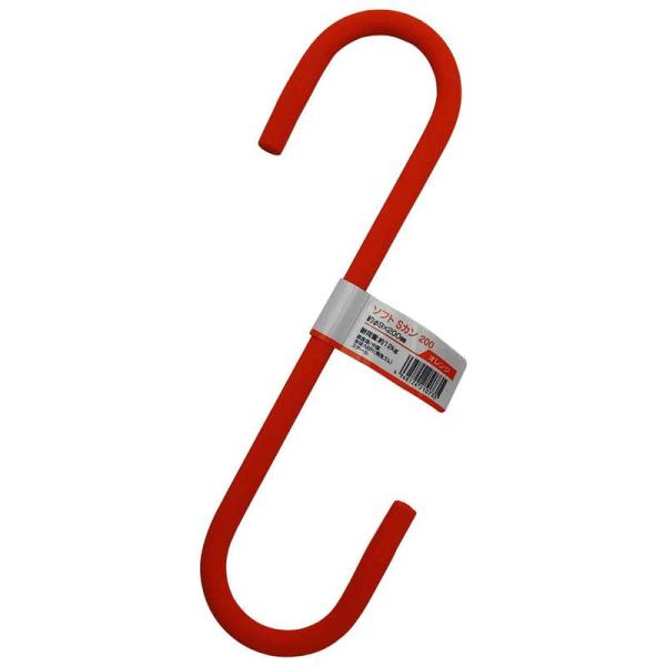 パイプや手すりに取付けてカバンや小物を吊り下げるのに便利！ Sカンをラバー皮膜しており、掛けたものが「滑りづらく」「キズがつきにくい」です。カバンや小物の吊り下げに すべりやすい物の吊り下げに キズを付きにくいSカンとして【サイズ】幅(mm...