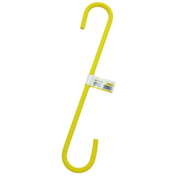 パイプや手すりに取付けてカバンや小物を吊り下げるのに便利！ Sカンをラバー皮膜しており、掛けたものが「滑りづらく」「キズがつきにくい」です。カバンや小物の吊り下げに すべりやすい物の吊り下げに キズを付きにくいSカンとして【サイズ】幅(mm...